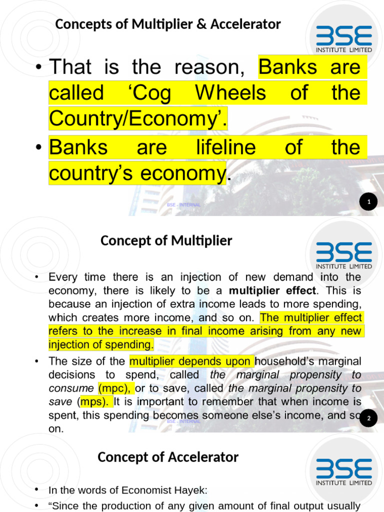 5 - Concept of Multiplier | PDF | Business | Finance & Money Management