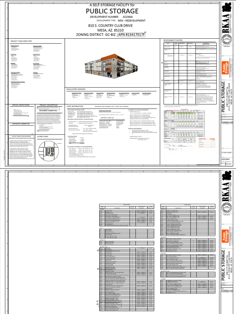 01 - PS Mesa Bid Set-Full | PDF