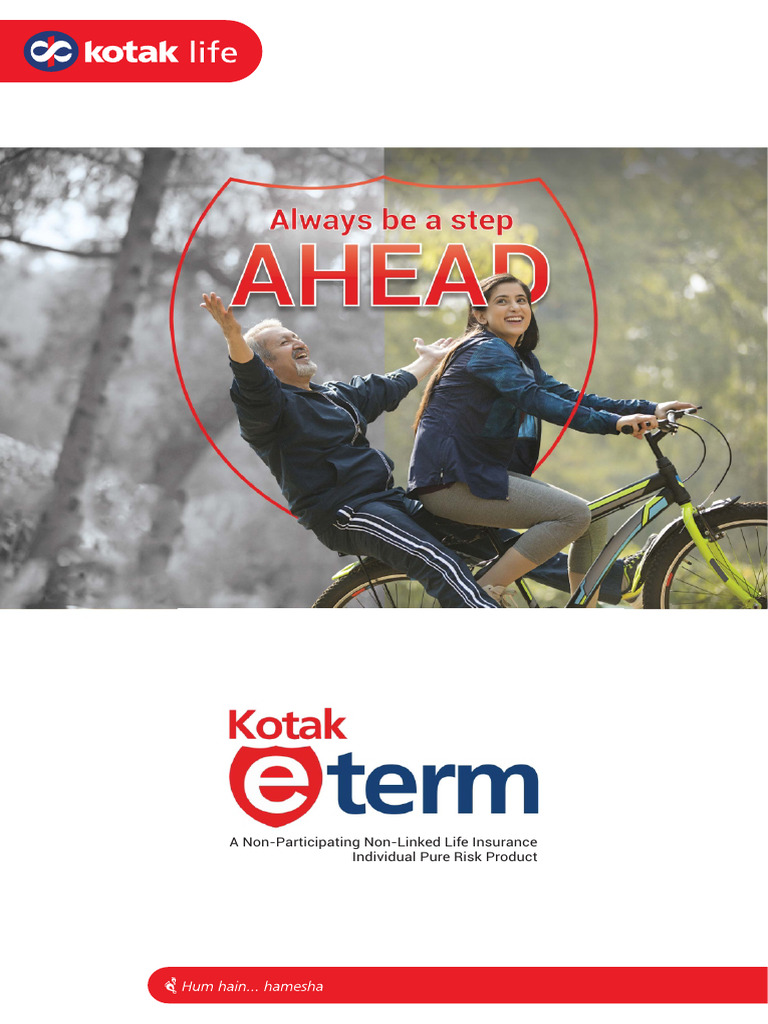 Kotak-e-Term-Plan-Brochure (1) | PDF | Insurance | Life Insurance