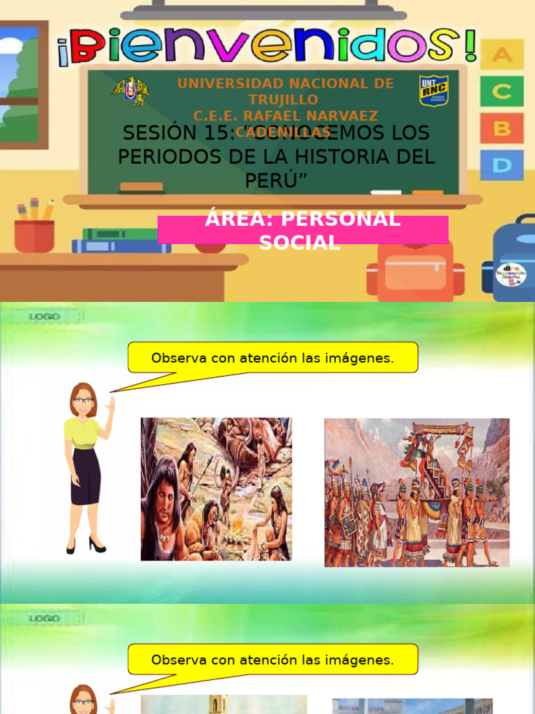SESIÓN 15 Conocemos Los Periodos D Ela Historia Del Peru | PDF