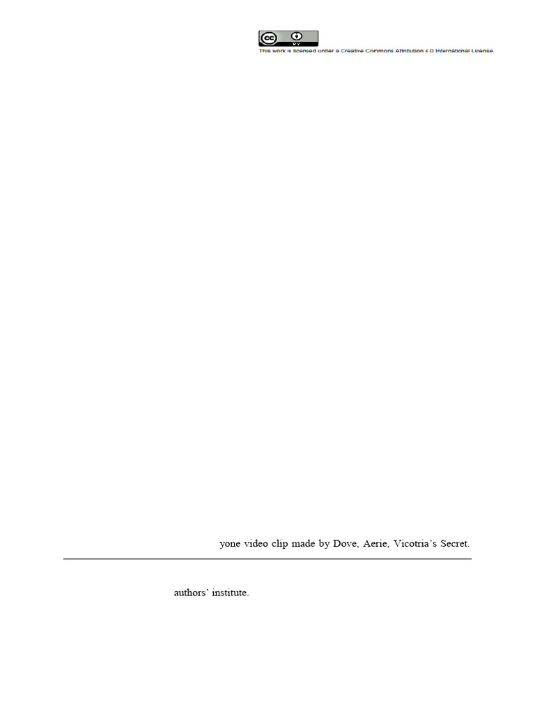 Ideal Body Image and Women's Psychology | PDF | Body Image | Psychology