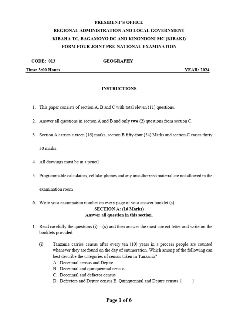 Geography F 4 | PDF | Earth Sciences | Physical Geography