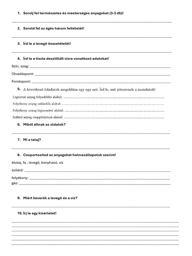 3.fejezet Anyagok | PDF