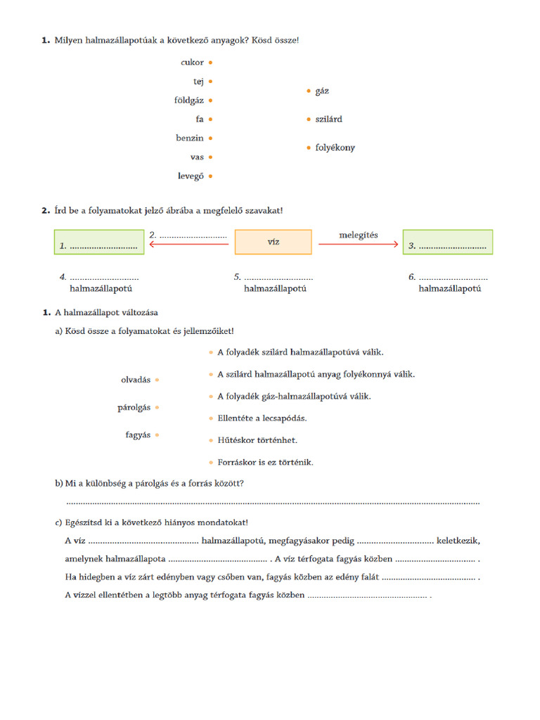 Anyagok 5. Osztály | PDF