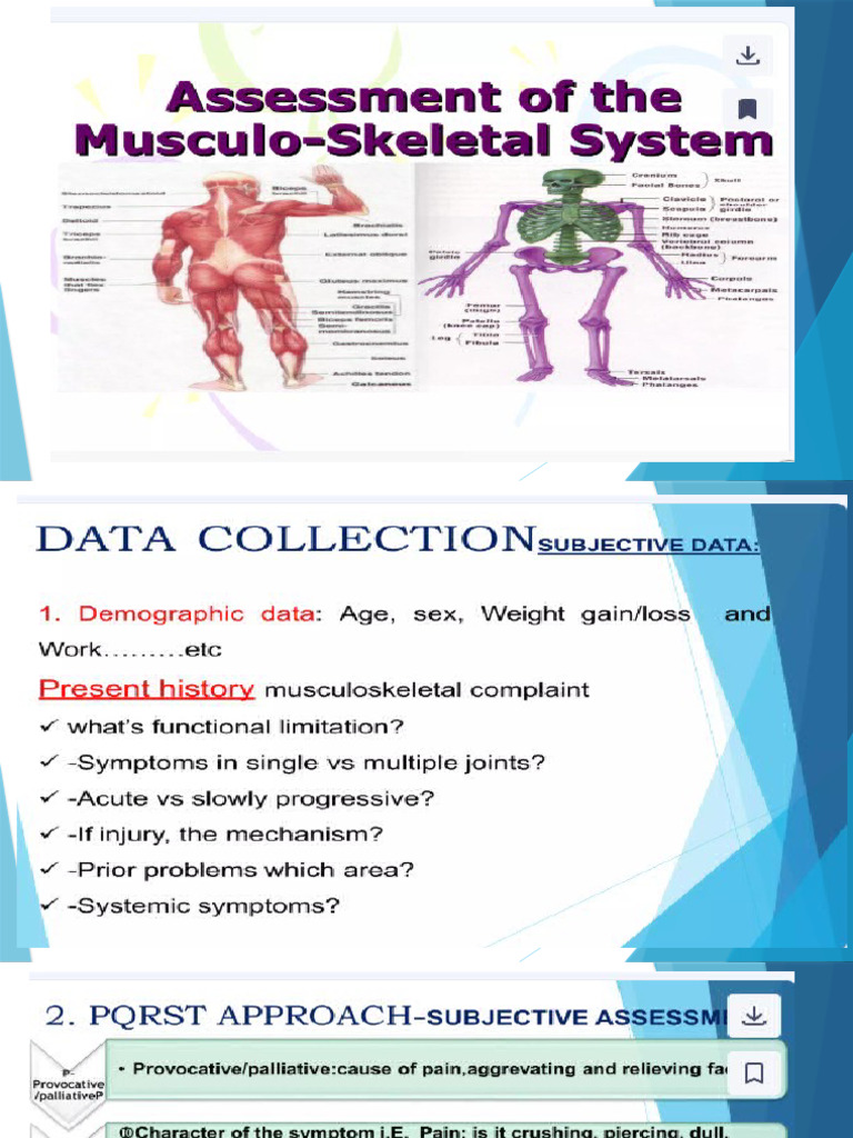 Joint Function and Muscle Strength Assessment | PDF | Knee | Anatomical ...