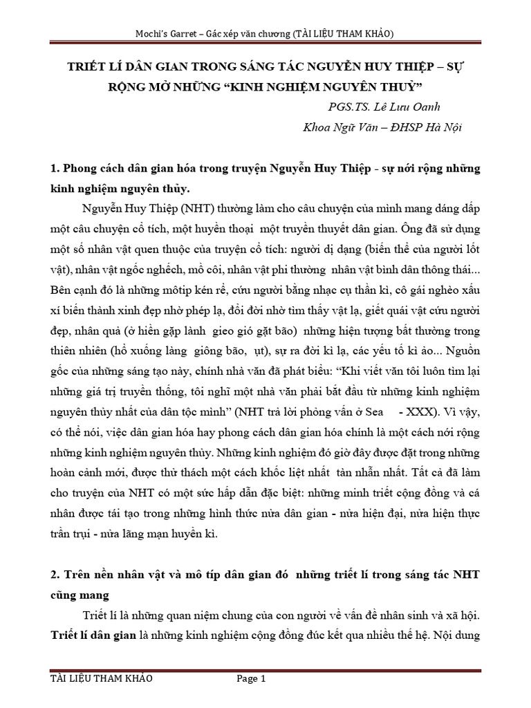 Nguyễn Huy Thiệp | PDF