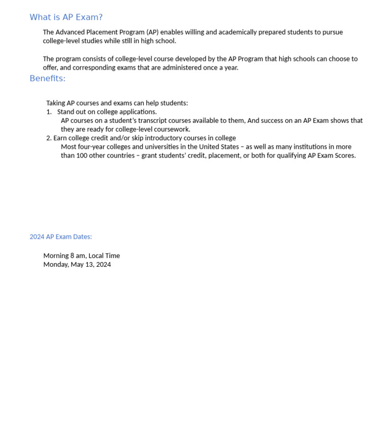 Introduction About AP Calculus | PDF