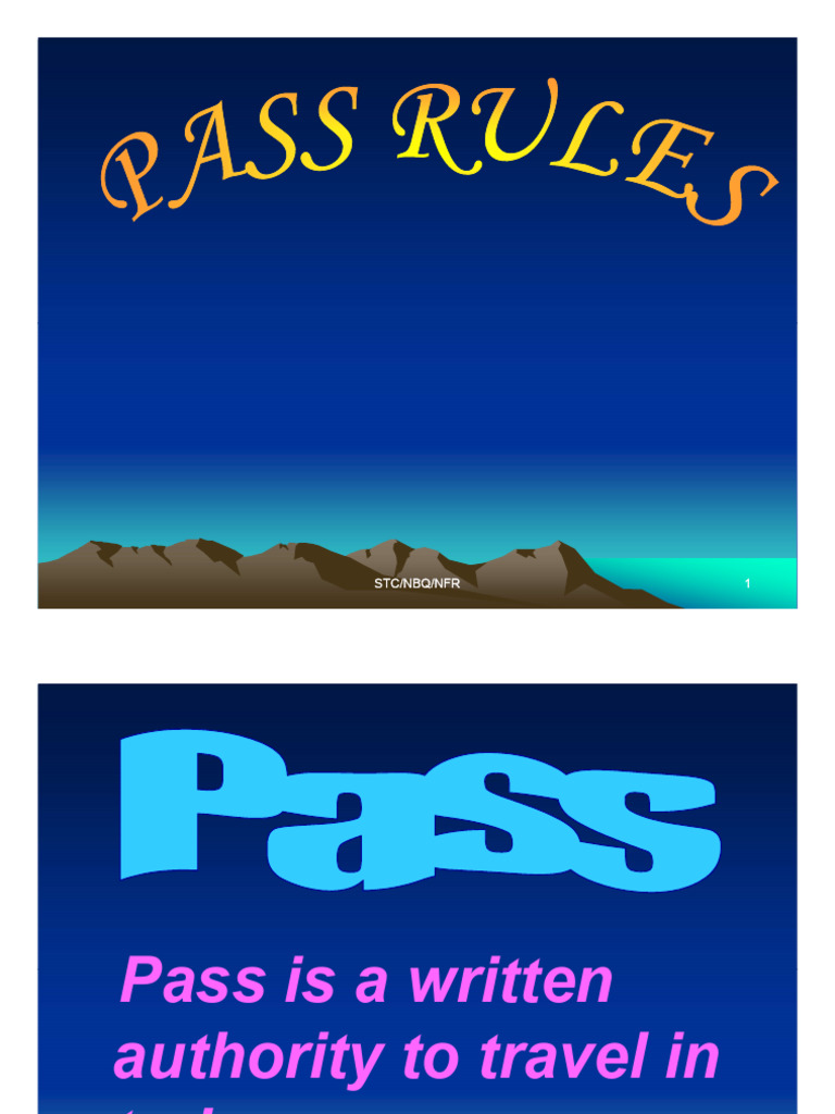 Pass Rules | PDF | Justice | Crime & Violence
