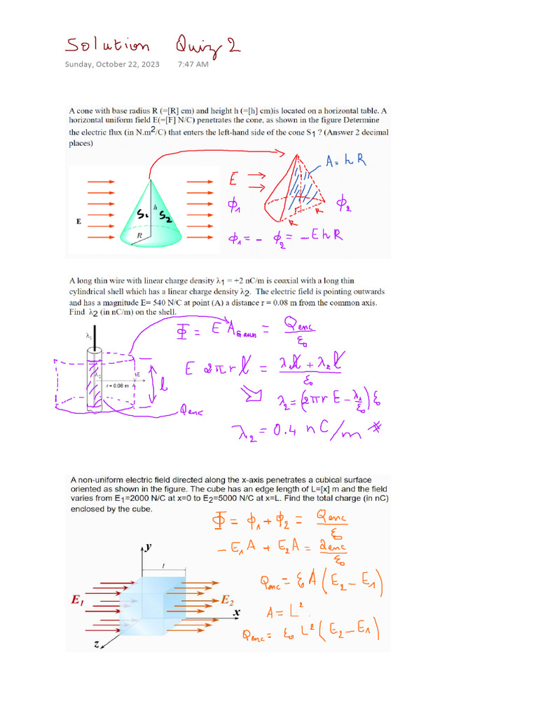 Quiz 2 Solution | PDF
