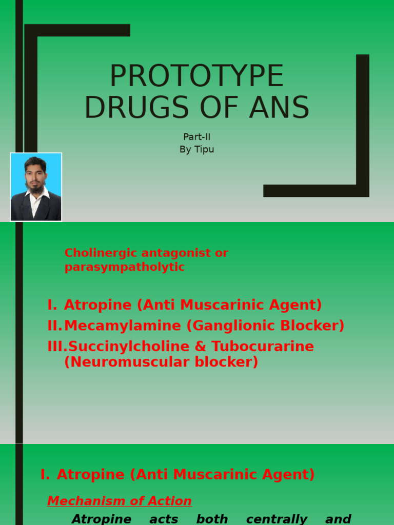Prototype Drugs of Ans P - 2 | PDF | Self-Improvement | Wellness