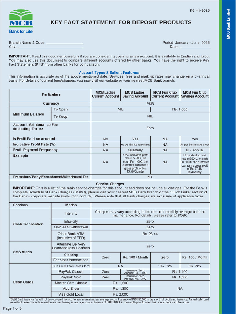 K8 Lca Lsa Kca Ksa Pdf Banks Transaction Account