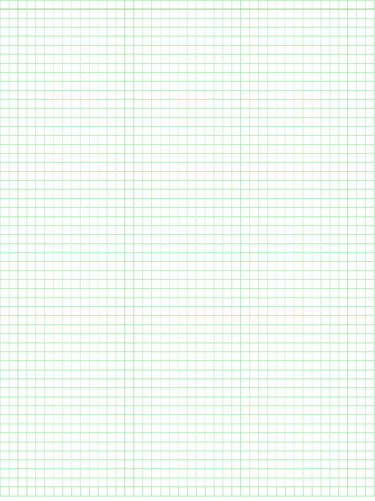 Square Grid Paper (Green) | PDF