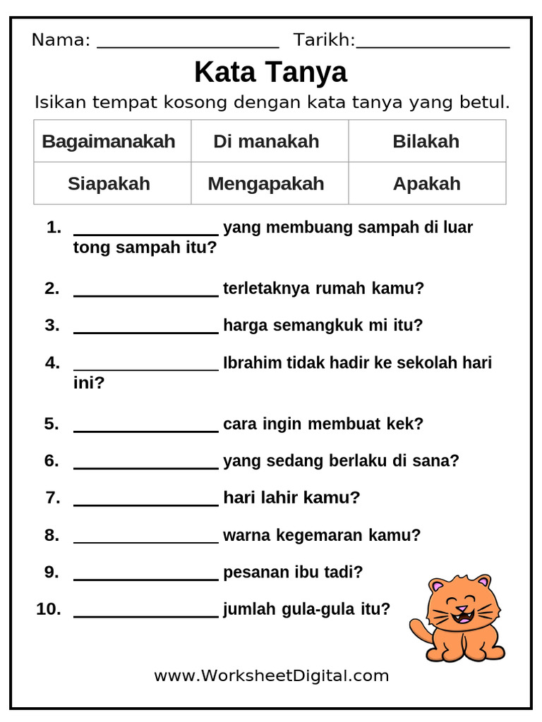 Bahasa Kata Tanya | PDF