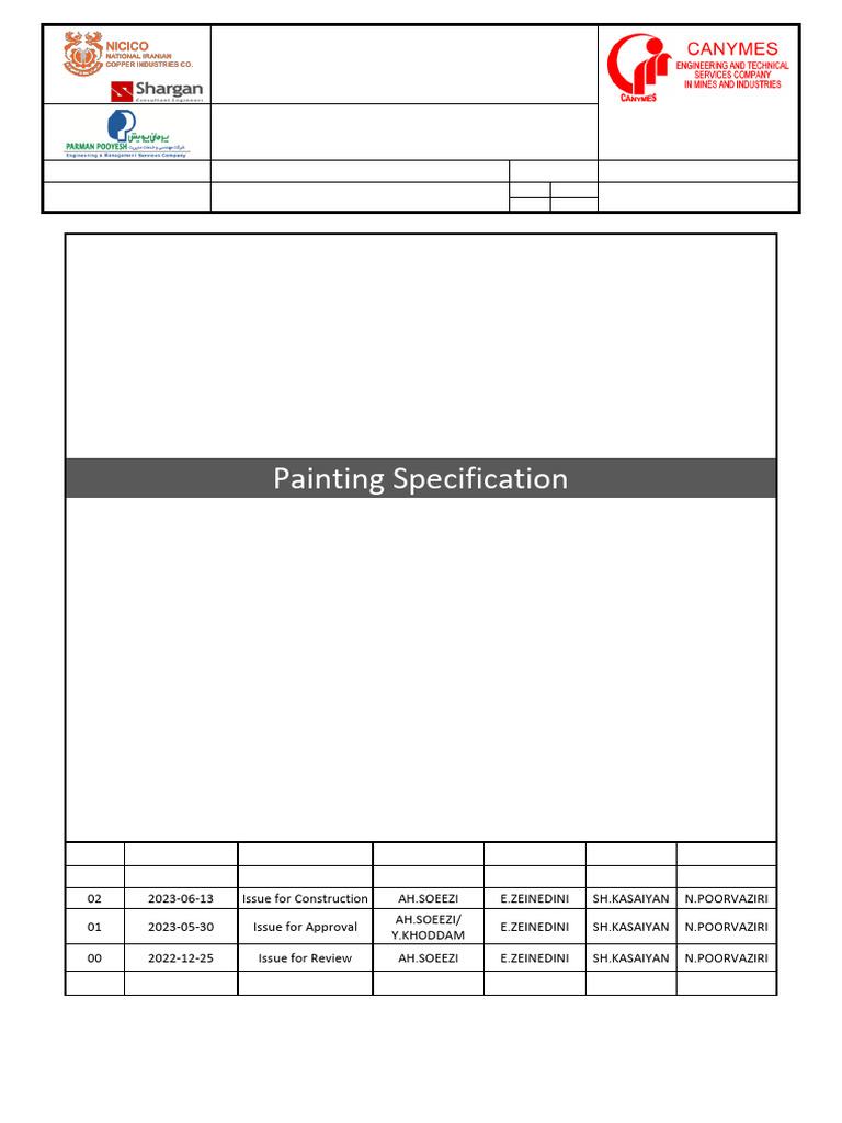 Painting Specs for Copper Project | PDF | Paint | Industrial Processes