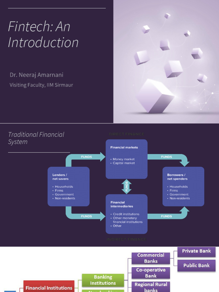 Fintech an Introduction | PDF | Money | Economies