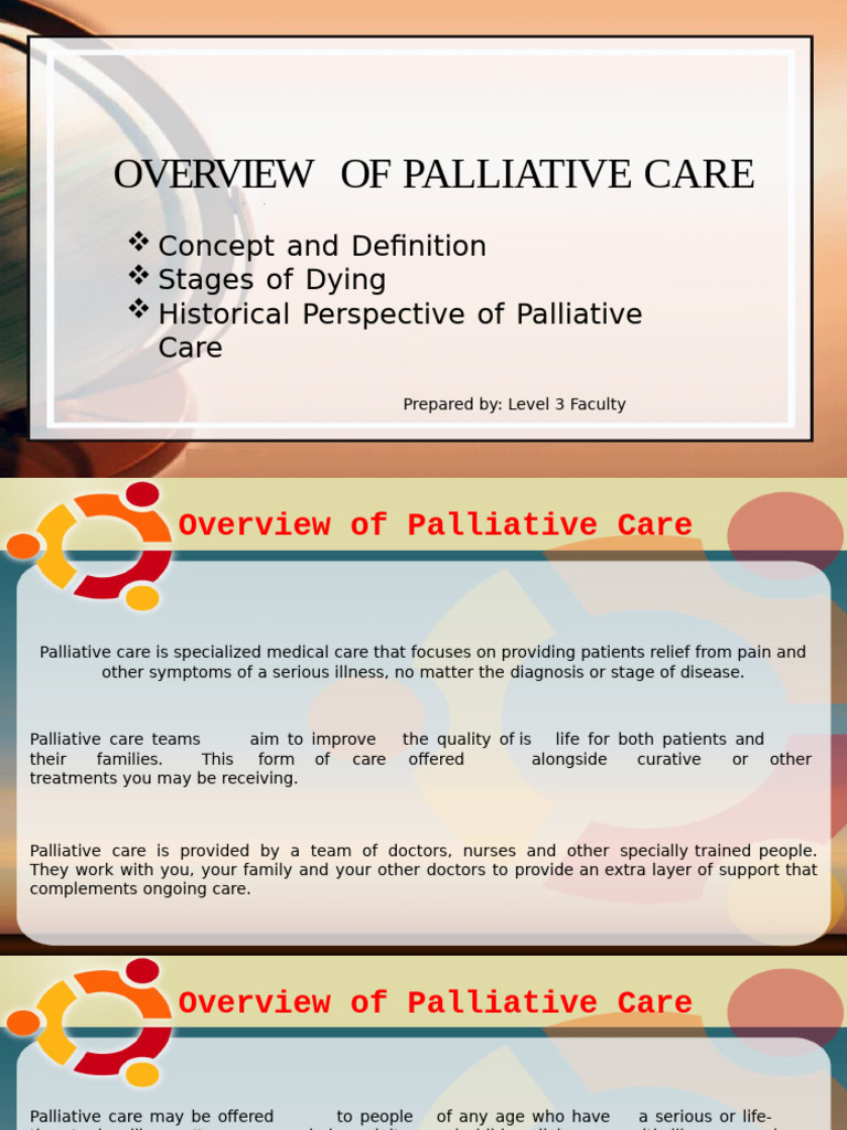 Overview of Palliative Care | PDF | Palliative Care | Medicine