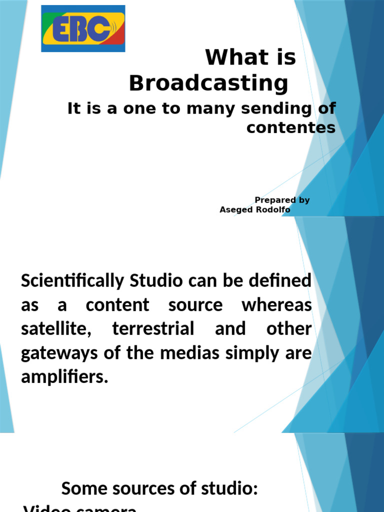 Overview of Broadcasting Systems | PDF | Radio | Transmission Medium
