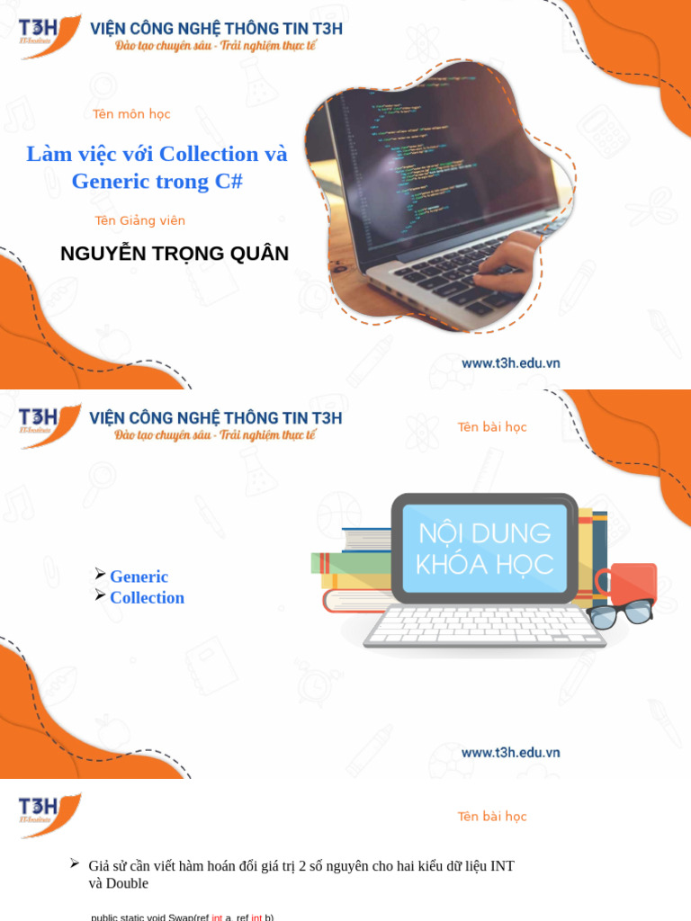 Buoi6 - Generic and Collections | PDF