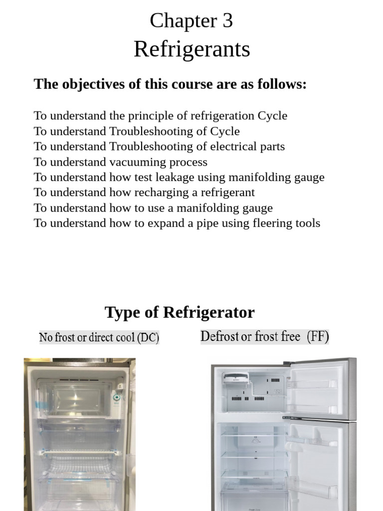 Understanding Refrigerants and Systems | PDF | Refrigerator | Thermostat