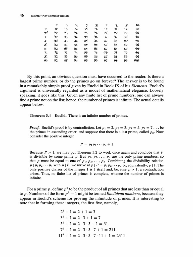 Number Theory | PDF | Prime Number | Mathematical Objects