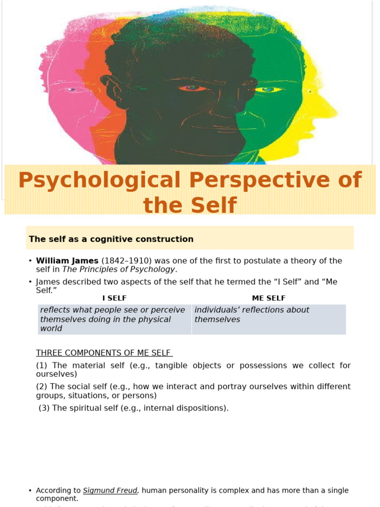 Understanding the Self: Psychology Insights | PDF | Id | Psychology