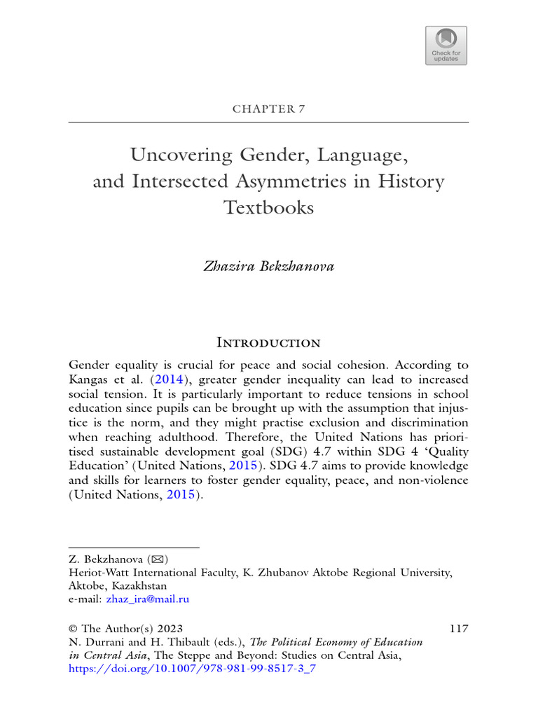 Uncovering Gender Language and Intersect | PDF | Grammatical Gender ...