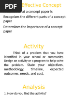 2.2 Parts of A Concept Paper | PDF