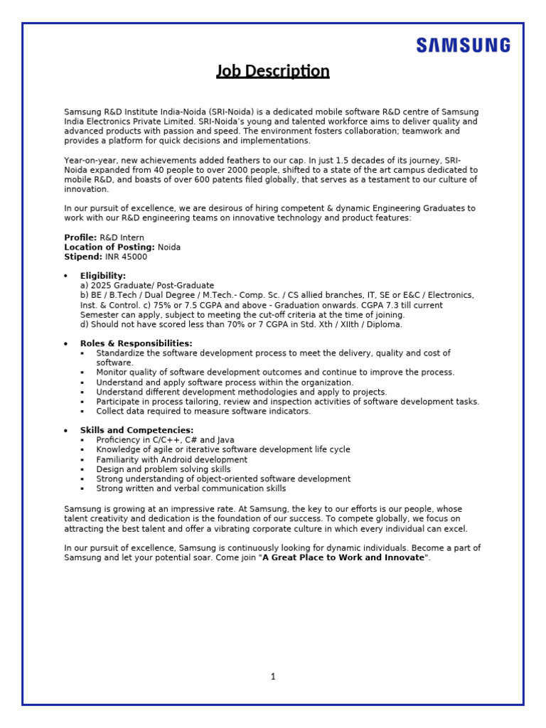 1727522856708-JD Intern | PDF | Software Development Process | Research ...