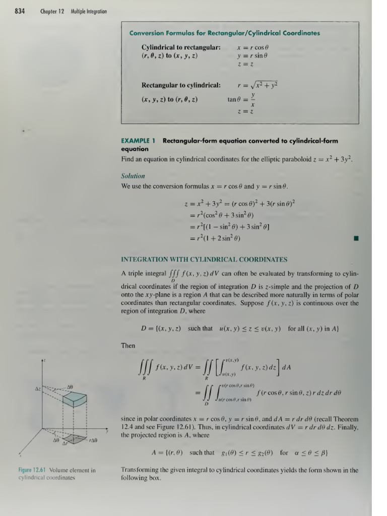Unit3(Triple Integration) | PDF | Sphere | Area