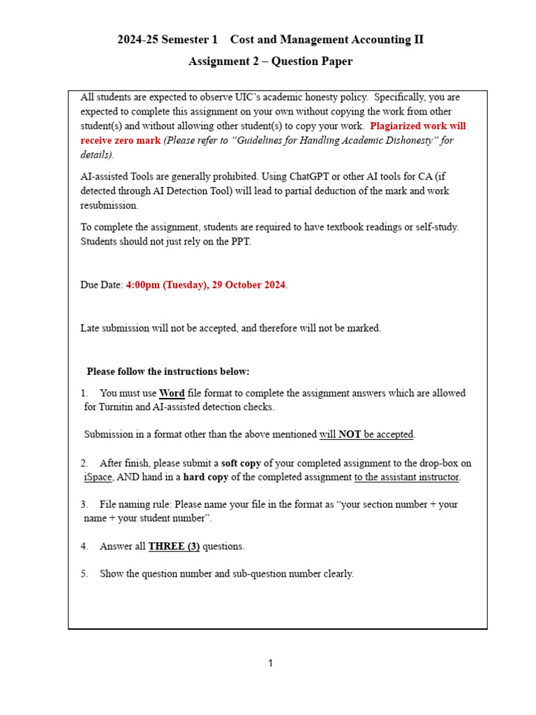 CMAII Assignment 2 Questions (Ispace) | PDF | Gross Margin | Business Economics
