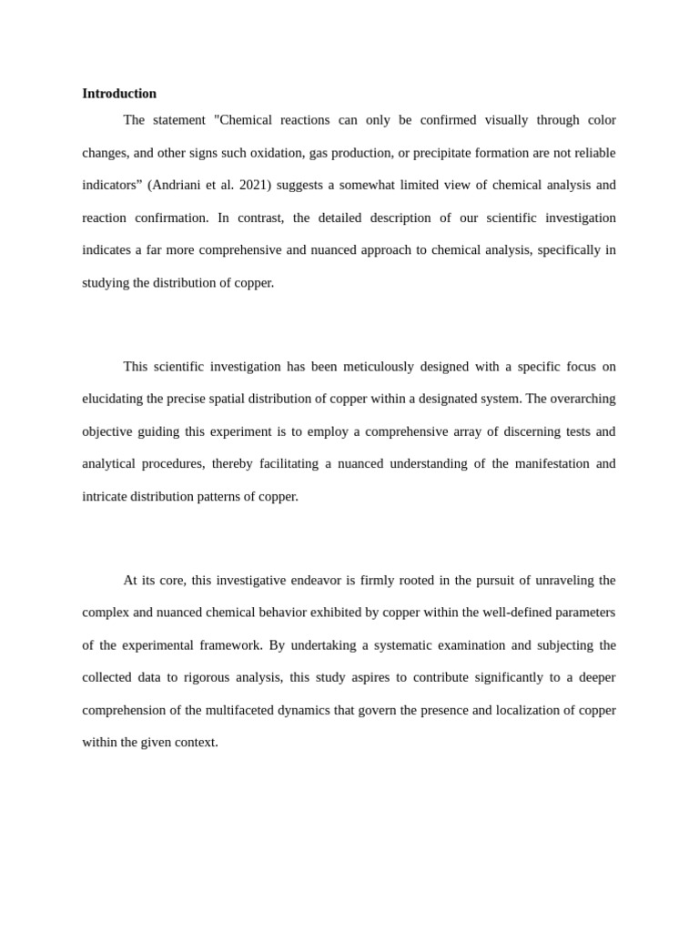 Ate Jo Belle Cutie | PDF | Chemical Reactions | Experiment