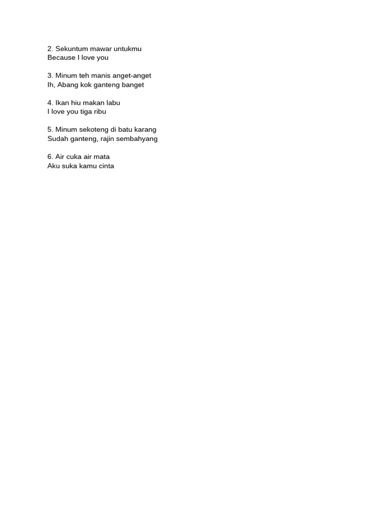 Pantun | PDF