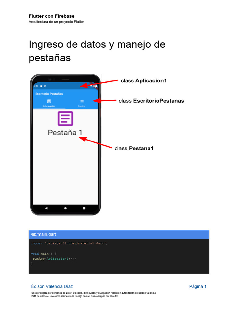 Flutter+Dart+Firebase - Guía 3 | PDF | Alphabet Inc. | Software del sistema