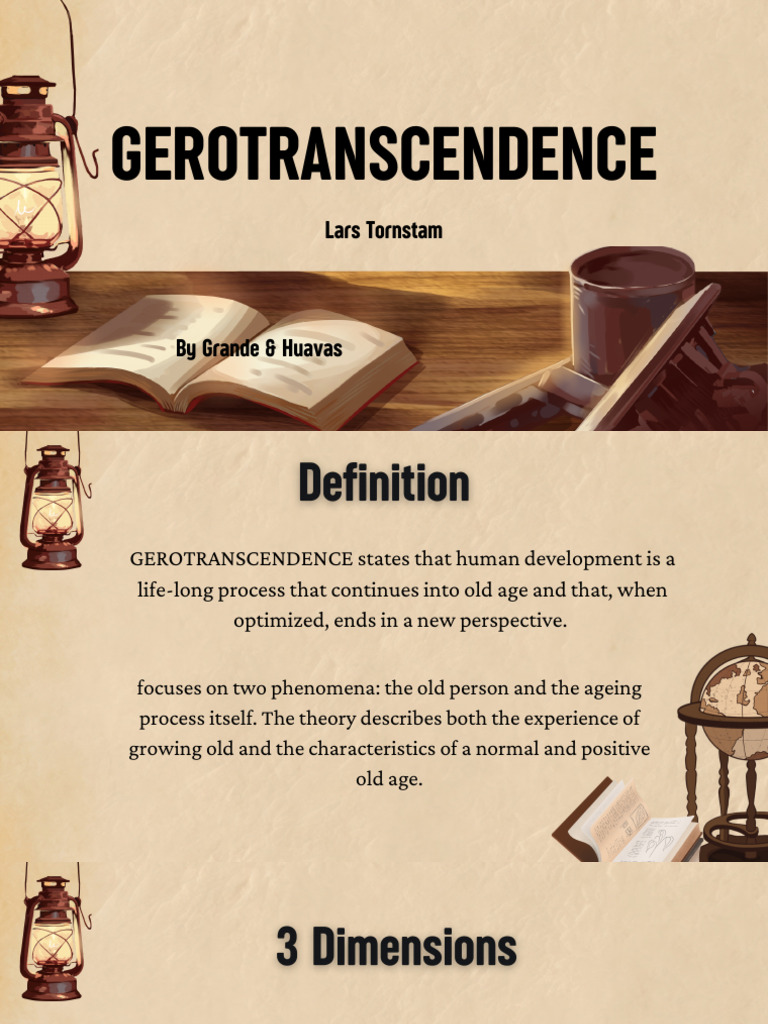 Gerotranscendence Theory Explained | PDF