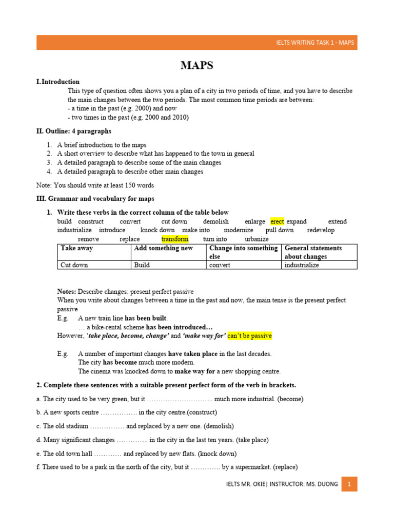 13A_Writing_Maps | PDF | Sentence (Linguistics) | Language Mechanics