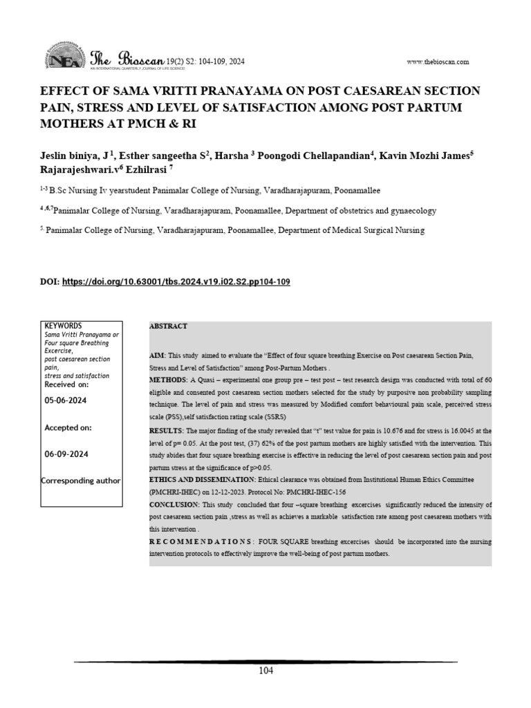 scopus database journal | PDF | Childbirth | Caesarean Section