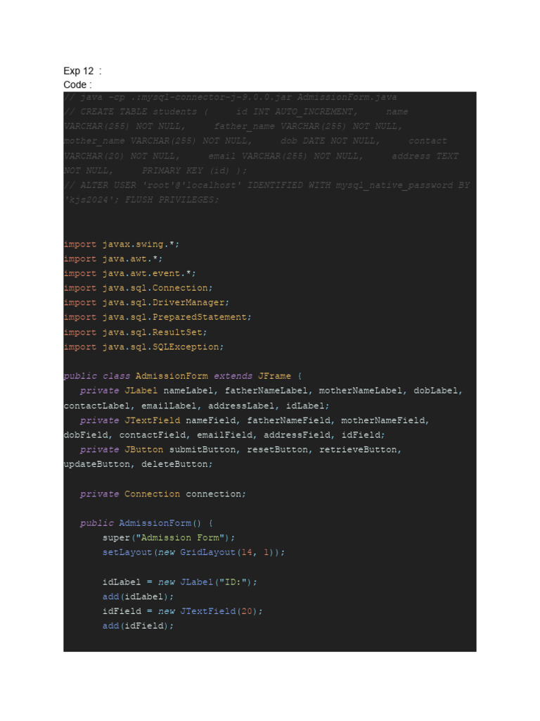 Exp 12 _ | PDF | String (Computer Science) | Computer Data Exp 12 _ | PDF | String (Computer Science) | Computer Data