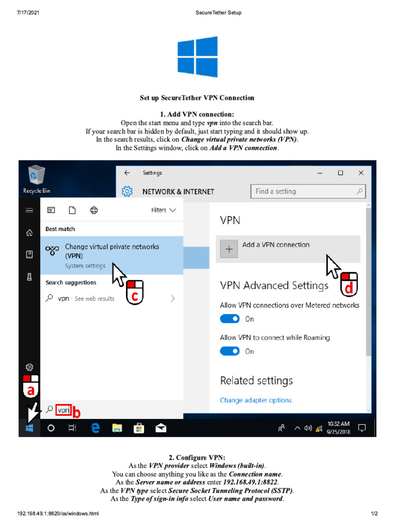 SecureTether Setup | PDF