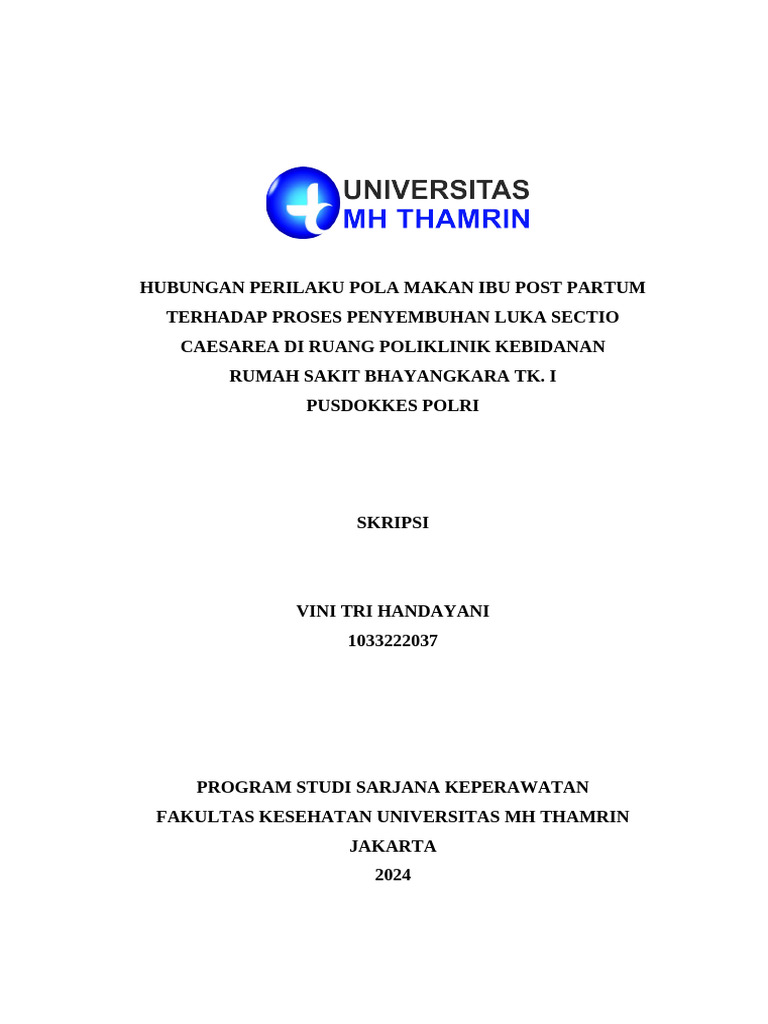 Vini Tri Handayani Skripsi | PDF | Sains & Matematika