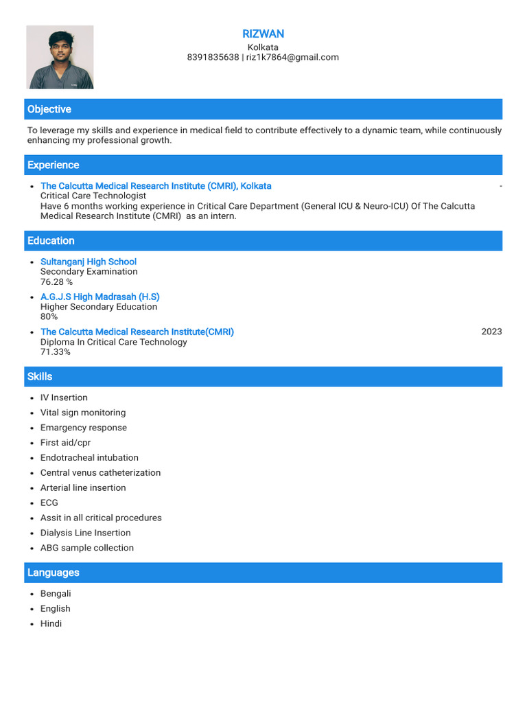 Objective: Rizwan | PDF