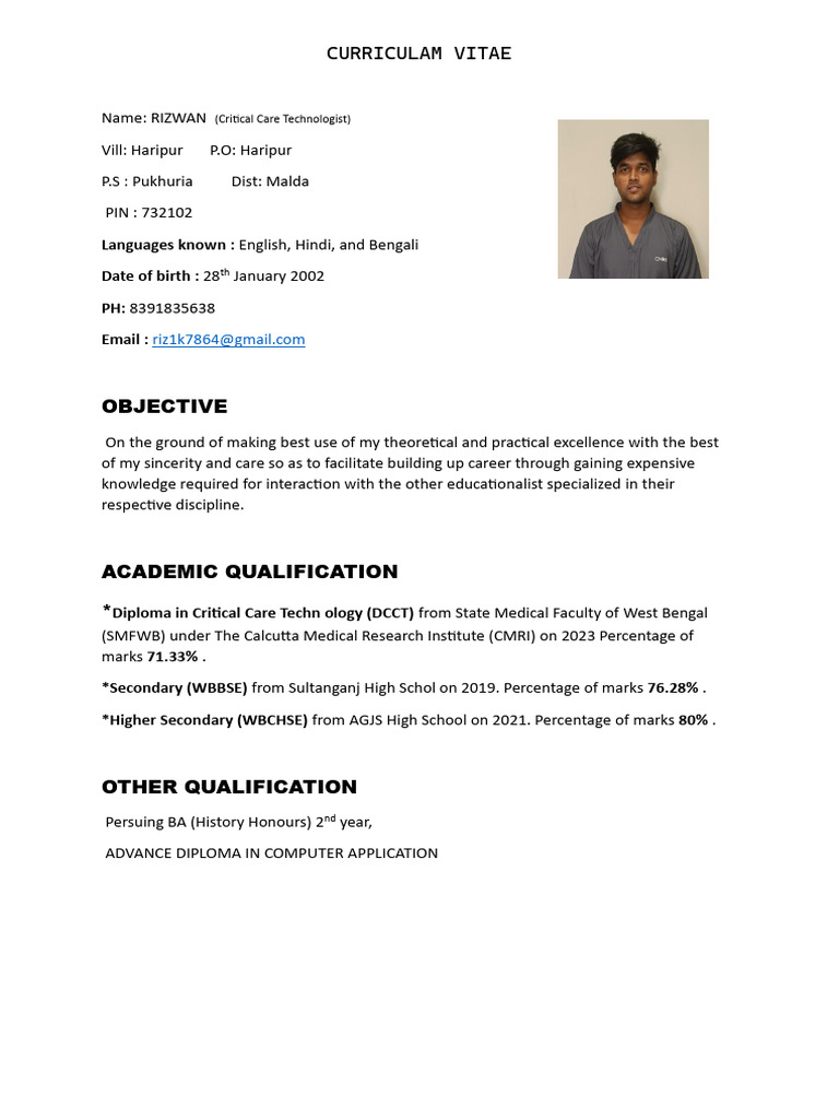 Rizwan Resume | PDF