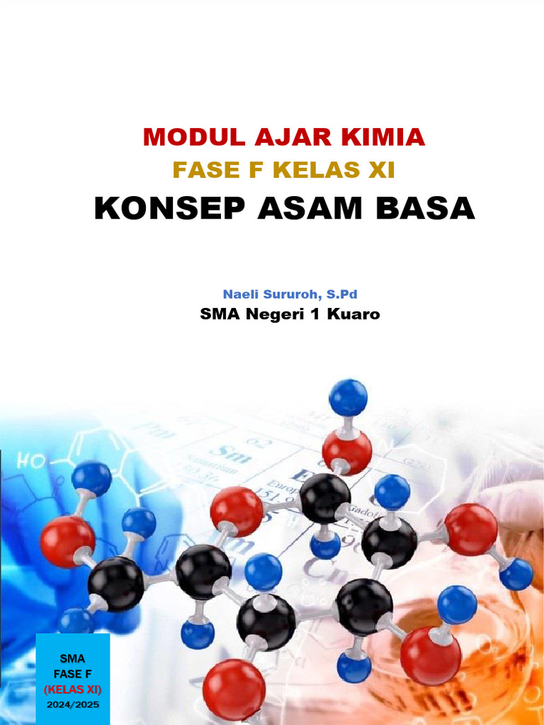 Modul Kimia Fase F Kelas XI TH 24 - F11.9 Konsep asam basa | PDF