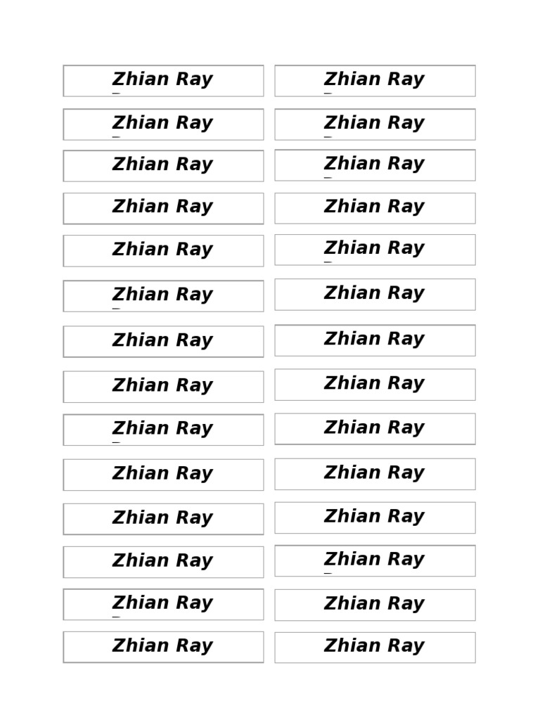 Zhian Ray Repetition | PDF