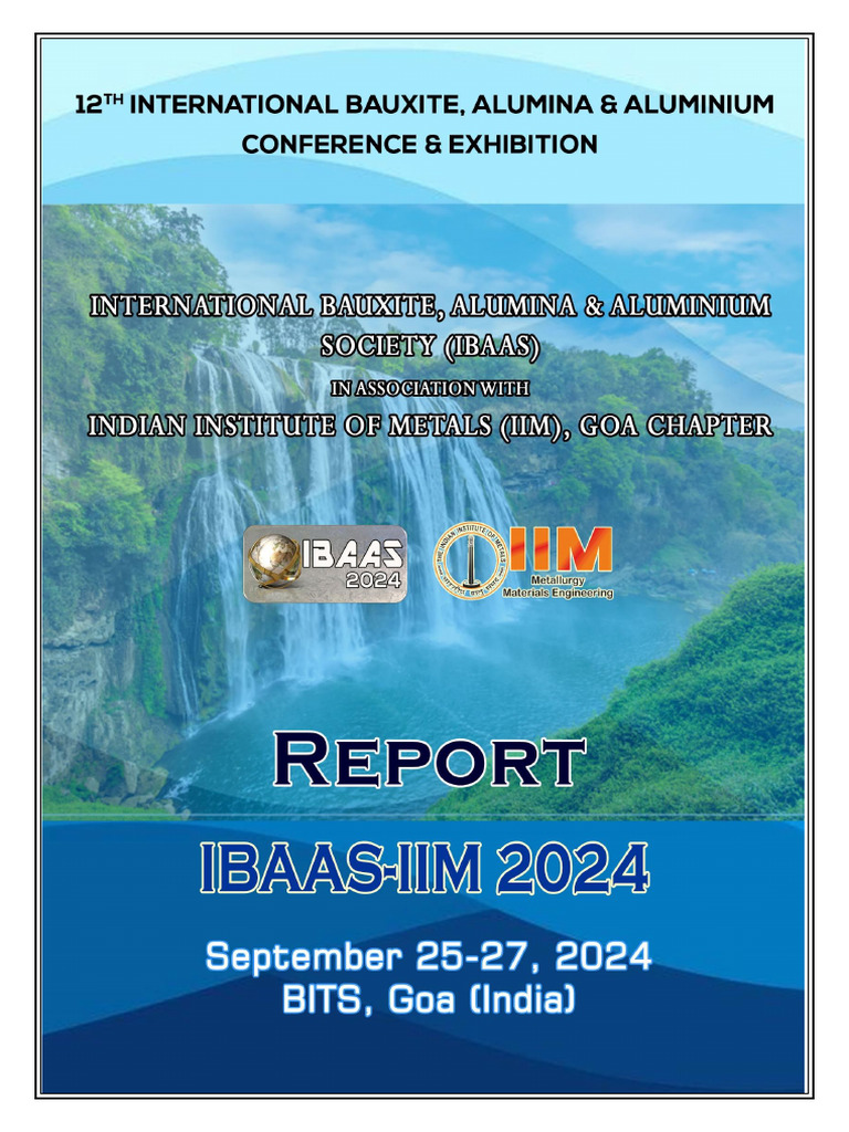 REPORT IBAAS-IIM 2024 | PDF | Aluminium | Aluminium Oxide