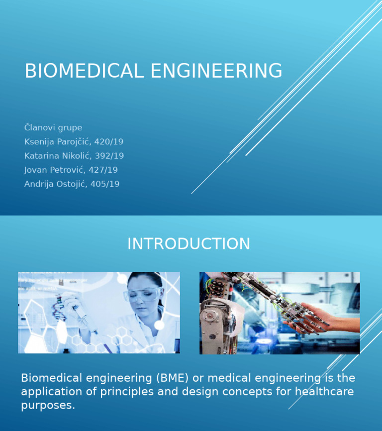 Biomedical Engineering | PDF | Science & Mathematics