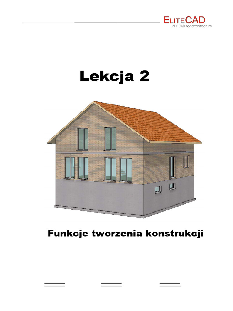 Lekcja 2 - Elementy Konstrukcyjne | PDF