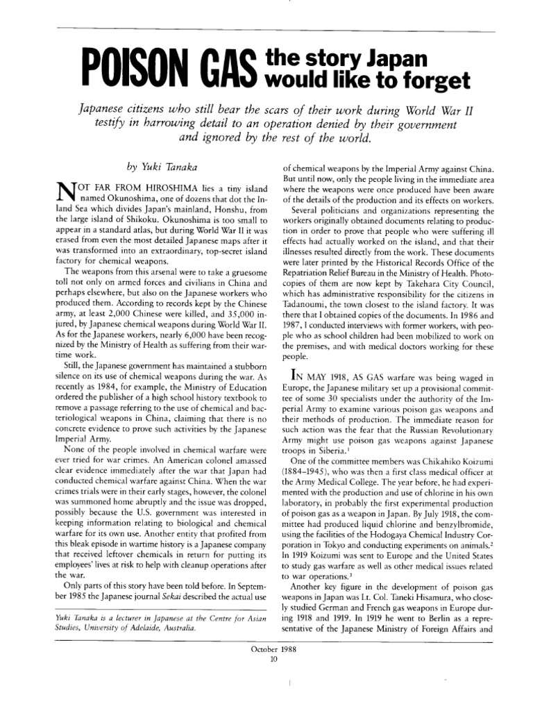 Poison GAS | PDF | Law