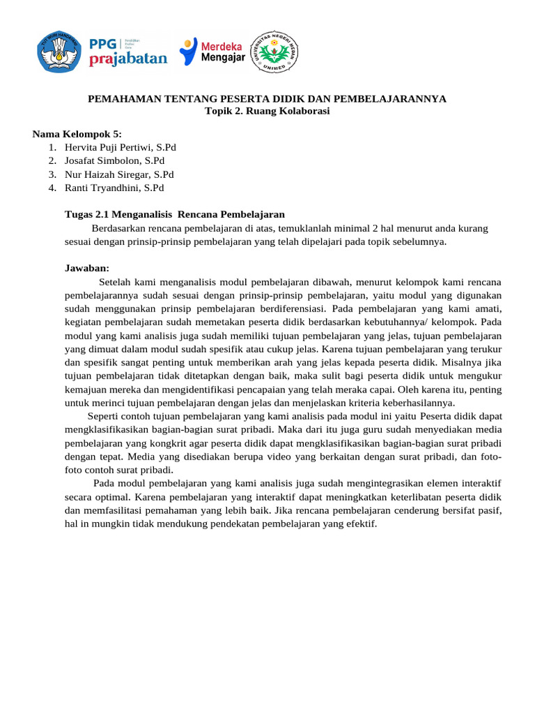 (PPD) RUANG KOLABORASI KEL.5 | PDF