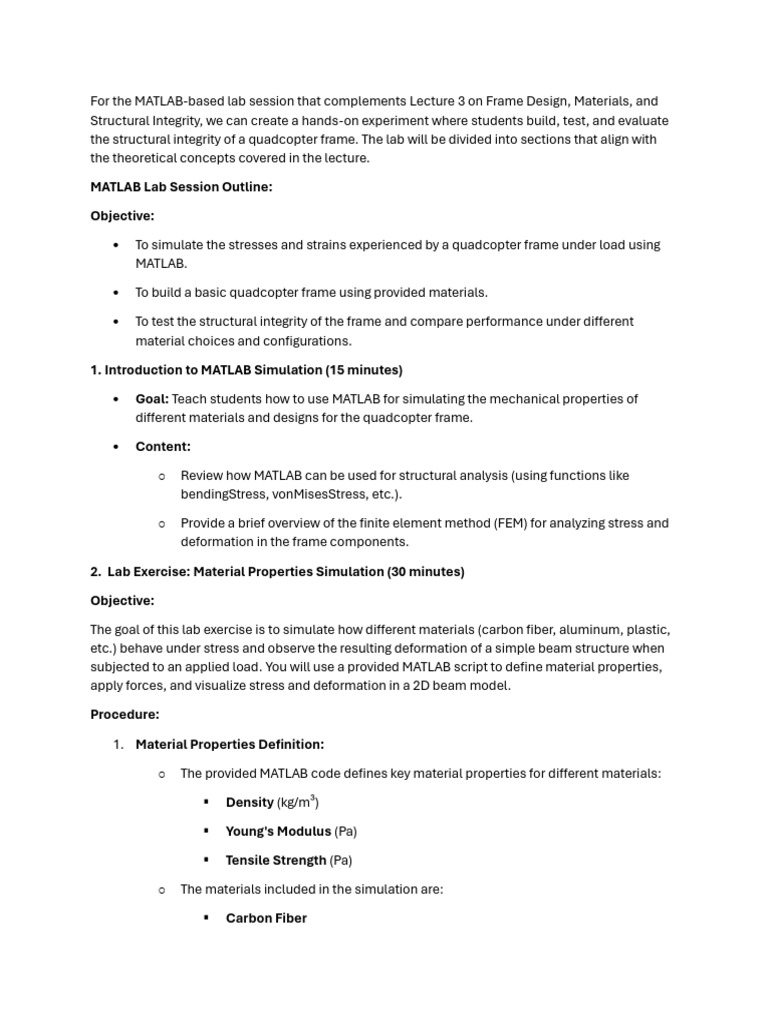 Lab 3 Manual | PDF | Deformation (Engineering) | Stress (Mechanics)