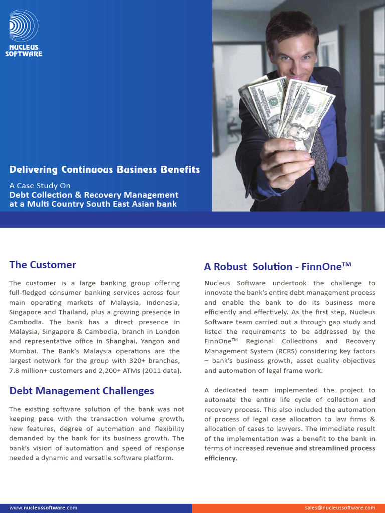 Debt Collection Recovery Management SEA Bank - CaseStudy | PDF | Banks ...